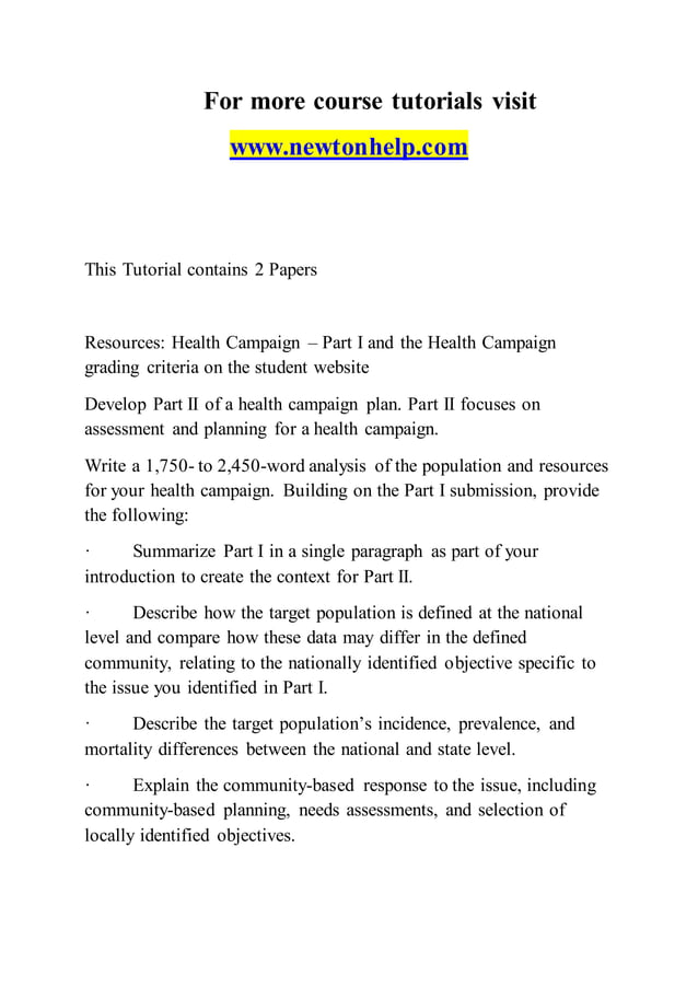 HCS 535 Perfect Education/newtonhelp.com