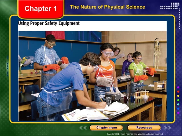 Physical Science Chapter 1 Sections 1 2 And 3 Ppt