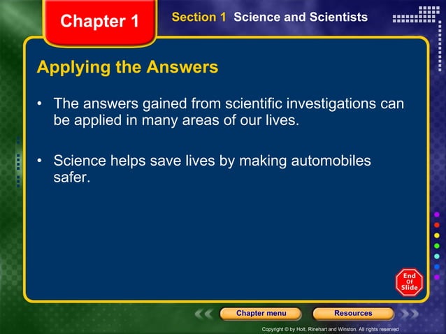 Physical Science Chapter 1 Sections 1 2 And 3 Ppt