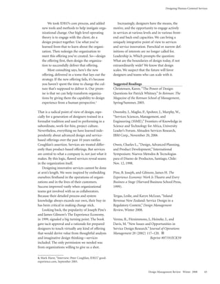 Designing Human-Centered Services | PDF