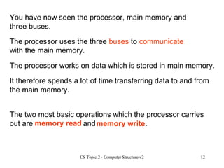 Hcs Topic 2 Computer Structure V2 | PPT