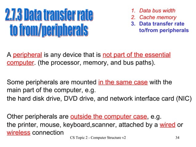 Hcs Topic 2 Computer Structure V2 | PPT