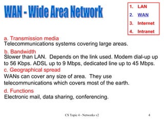 Hcs Topic 4 Networks V2 | PPT