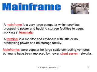 Hcs Topic 4 Networks V2 | PPT