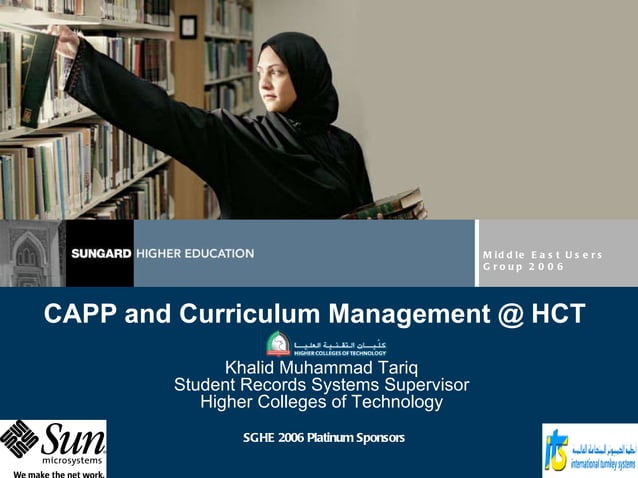 CAPP and Curriculum Management at HCT | PPT