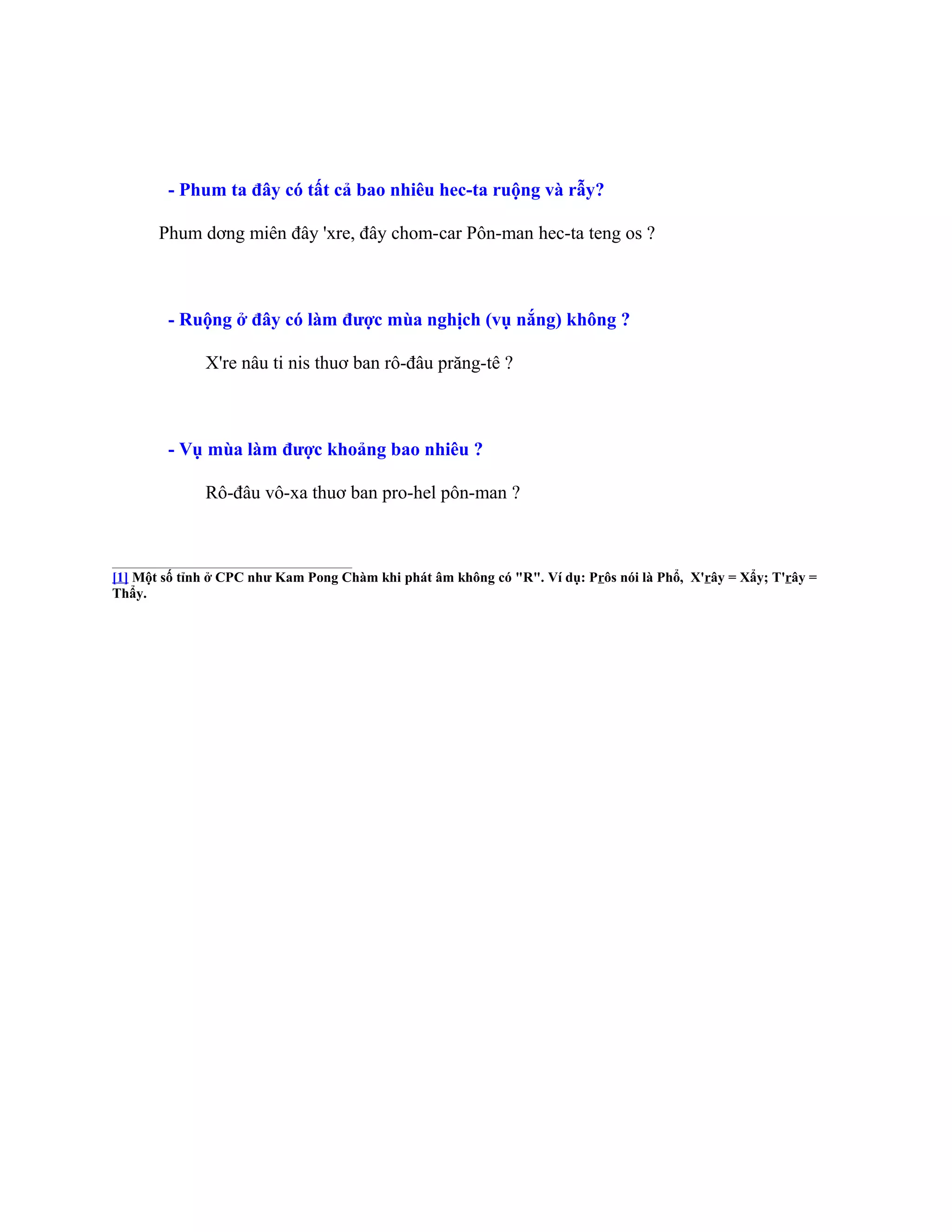 Học tiếng khmer những từ giao tiếp thông thường | DOC