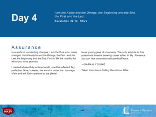 Trust - A 5-Day Devotional BIble Reading Plan | PPTX