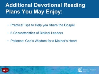 Trust - A 5-Day Devotional BIble Reading Plan | PPTX