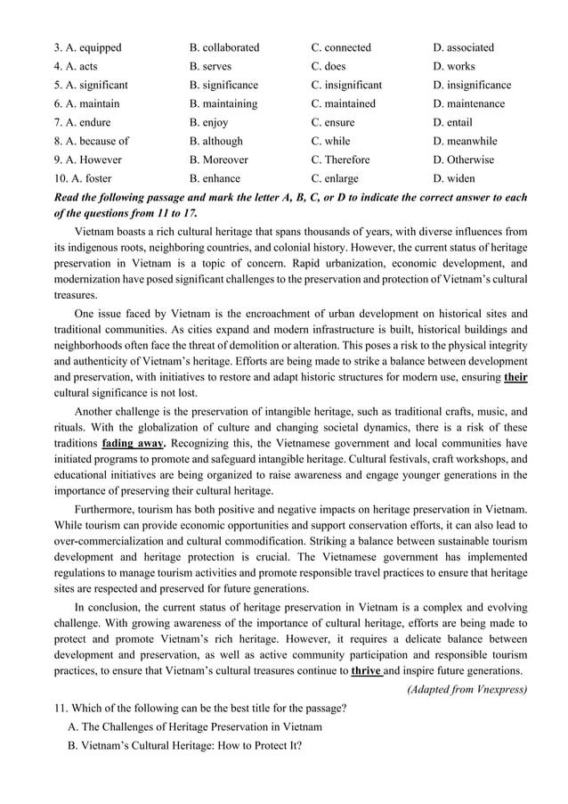 HỌC TỐT TIẾNG ANH 11 THEO CHƯƠNG TRÌNH GLOBAL SUCCESS ĐÁP ÁN CHI TIẾT - HK2 (TRANG ANH, MINH ...