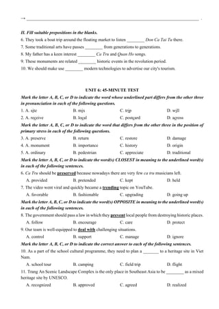 HỌC TỐT TIẾNG ANH 11 THEO CHƯƠNG TRÌNH GLOBAL SUCCESS ĐÁP ÁN CHI TIẾT - HK2 (TRANG ANH, MINH ...