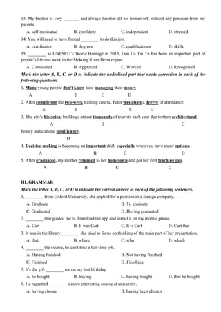 HỌC TỐT TIẾNG ANH 11 THEO CHƯƠNG TRÌNH GLOBAL SUCCESS ĐÁP ÁN CHI TIẾT - HK2 (TRANG ANH, MINH ...