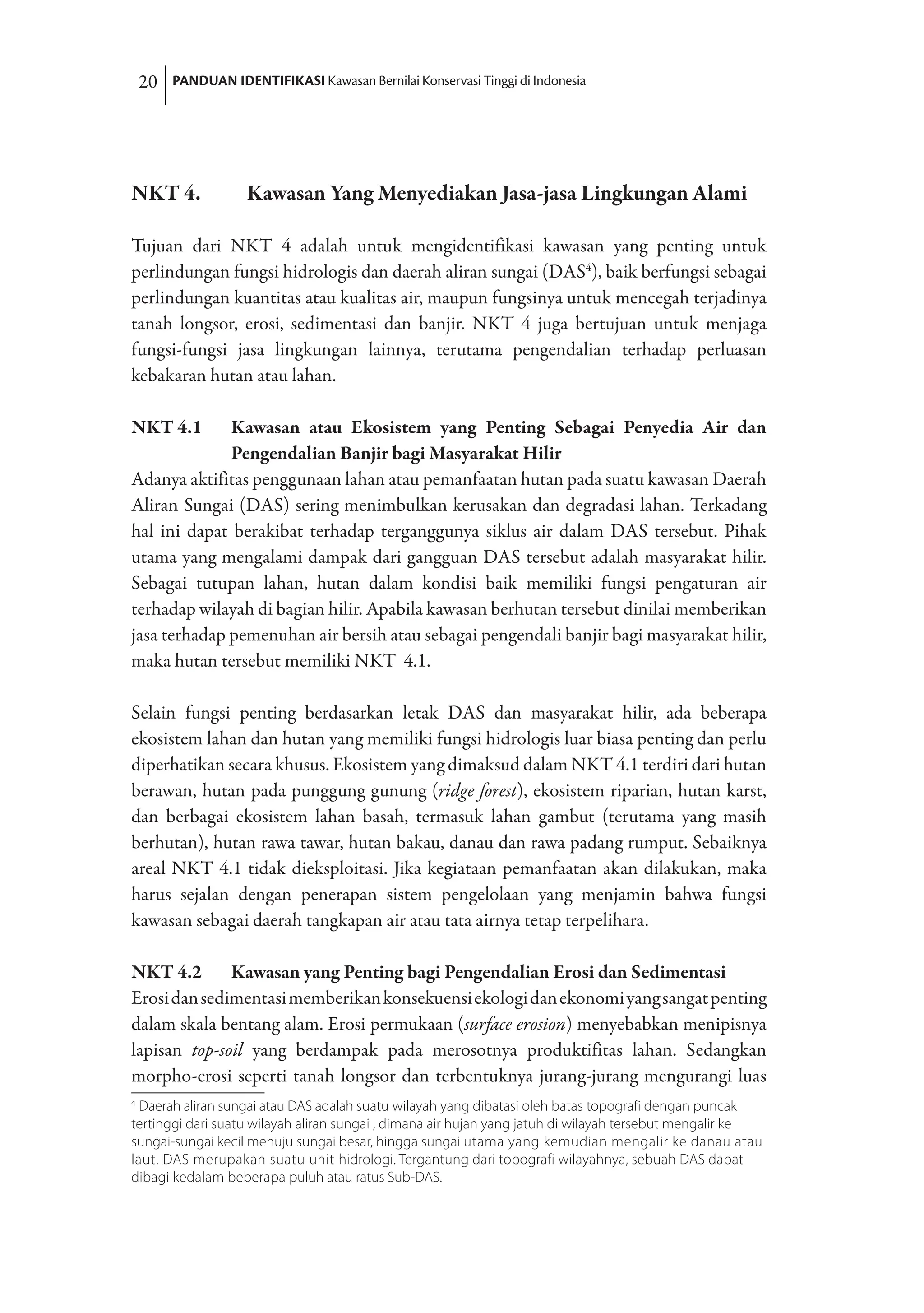 Panduan Identifikasi High Conservation Value di Indonesia. | PDF