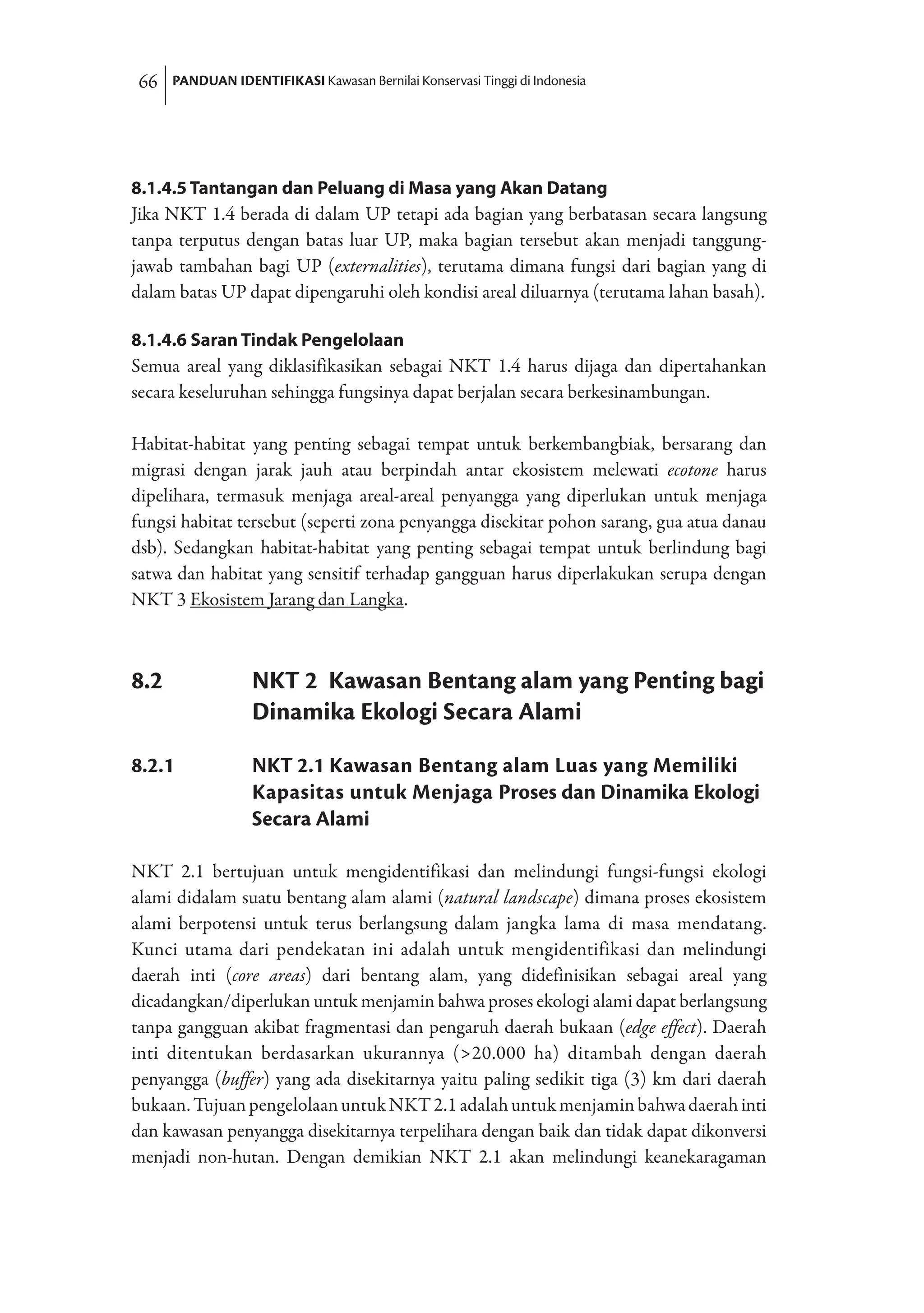 Panduan Identifikasi High Conservation Value di Indonesia. | PDF
