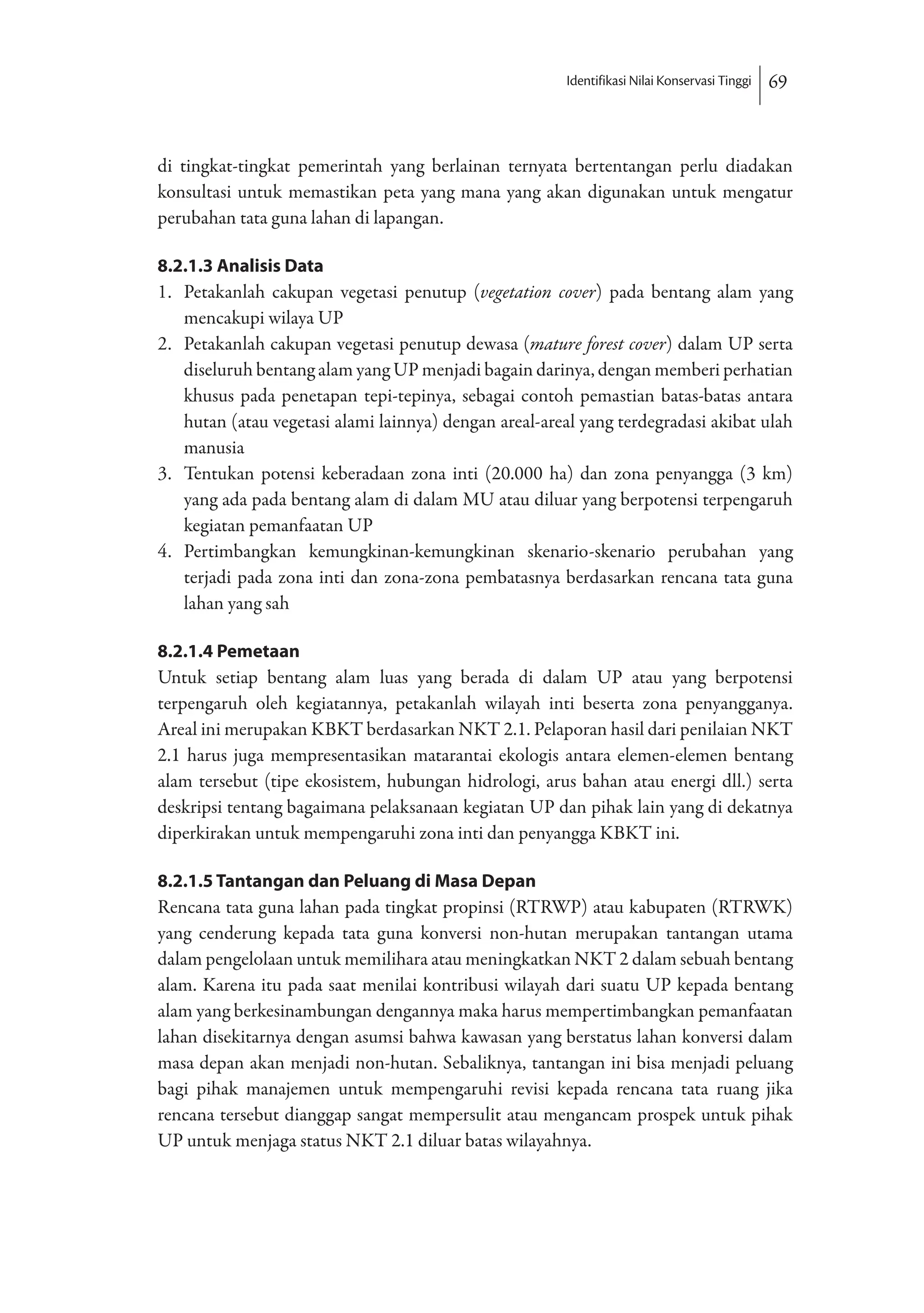 Panduan Identifikasi High Conservation Value di Indonesia. | PDF