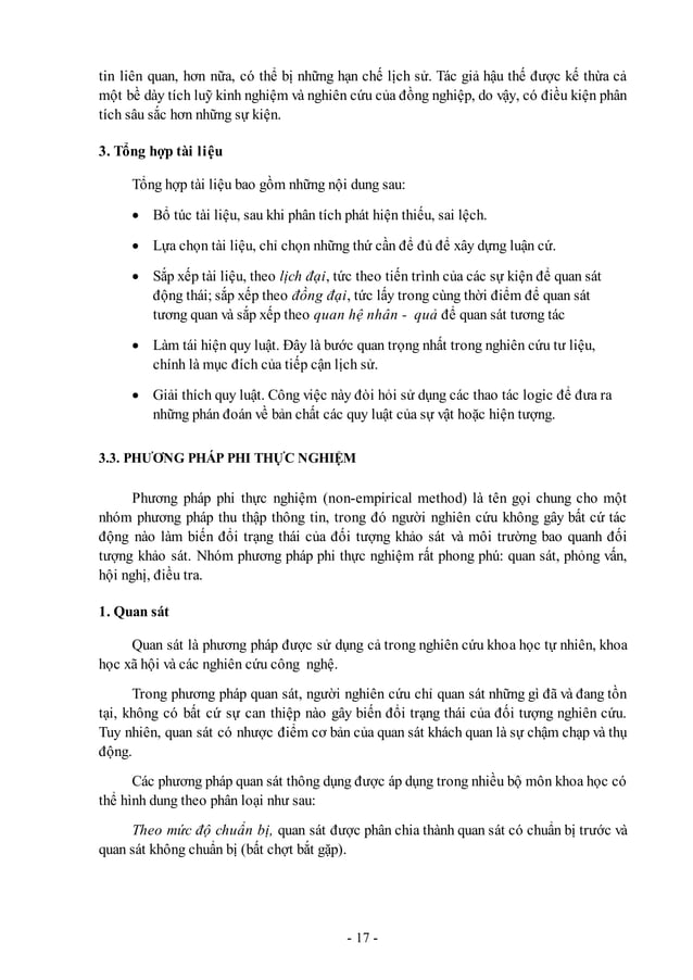 Bài giảng môn học phương pháp nghiên cứu khoa học | DOC