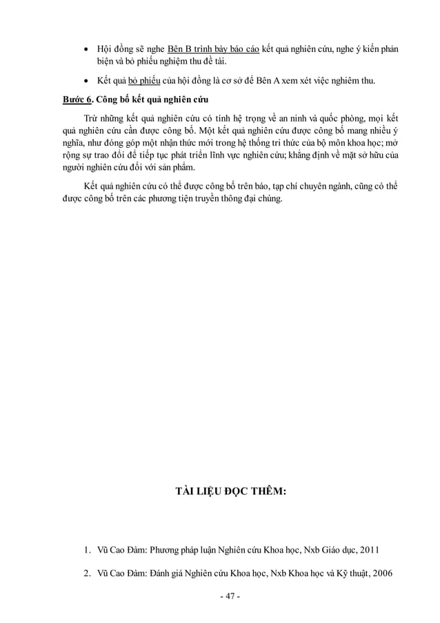 Bài giảng môn học phương pháp nghiên cứu khoa học | DOC