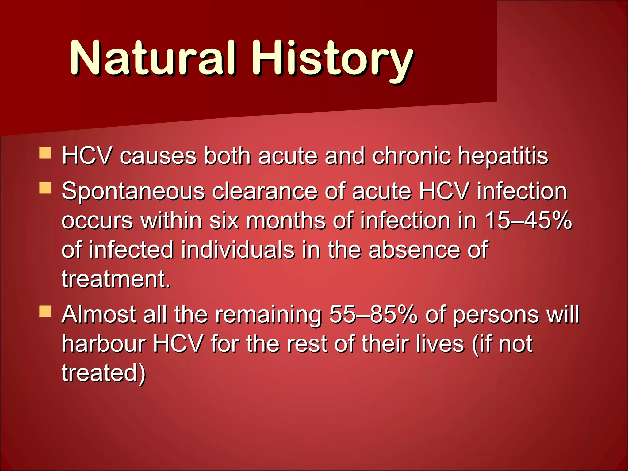 Chronic Hepatitis C WHO Guideline 2016 | PPT