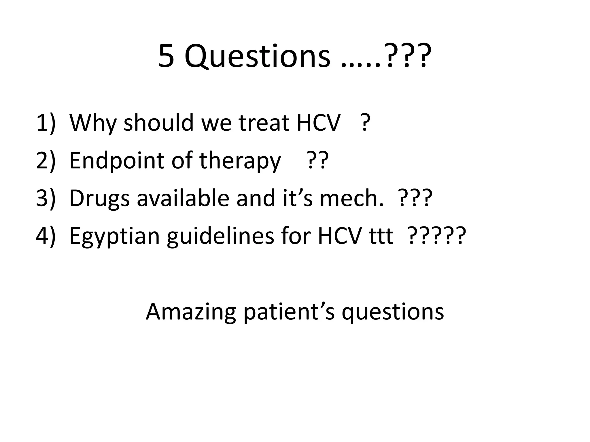 Hepatitis C Updated Treatment Protocol (egytian guidelines) | PPT