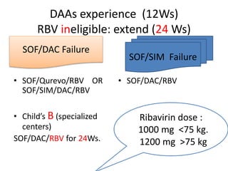 Hepatitis C Updated Treatment Protocol (egytian guidelines) | PPT