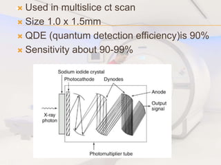 CT detector technology | PPTX
