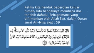 Adab perjalanan dan bepergian | PPTX