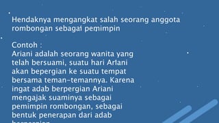 Adab perjalanan dan bepergian | PPTX