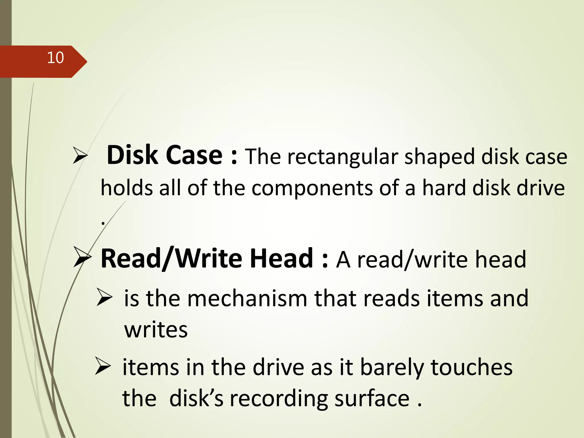 Hard Disk Drive Complete structure | PPTX