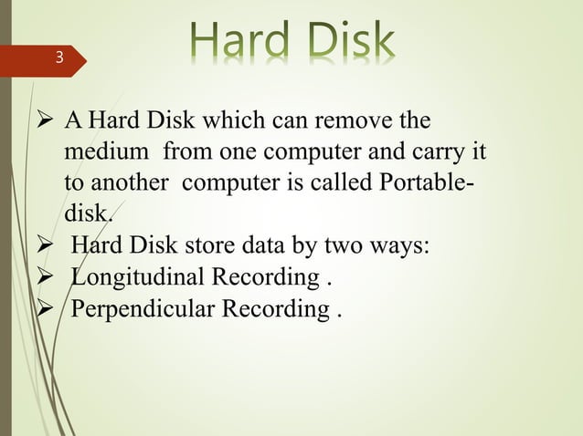 Hard Disk Drive Complete structure | PPTX