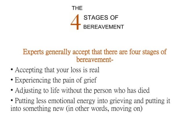 bereavement and grief | PPTX