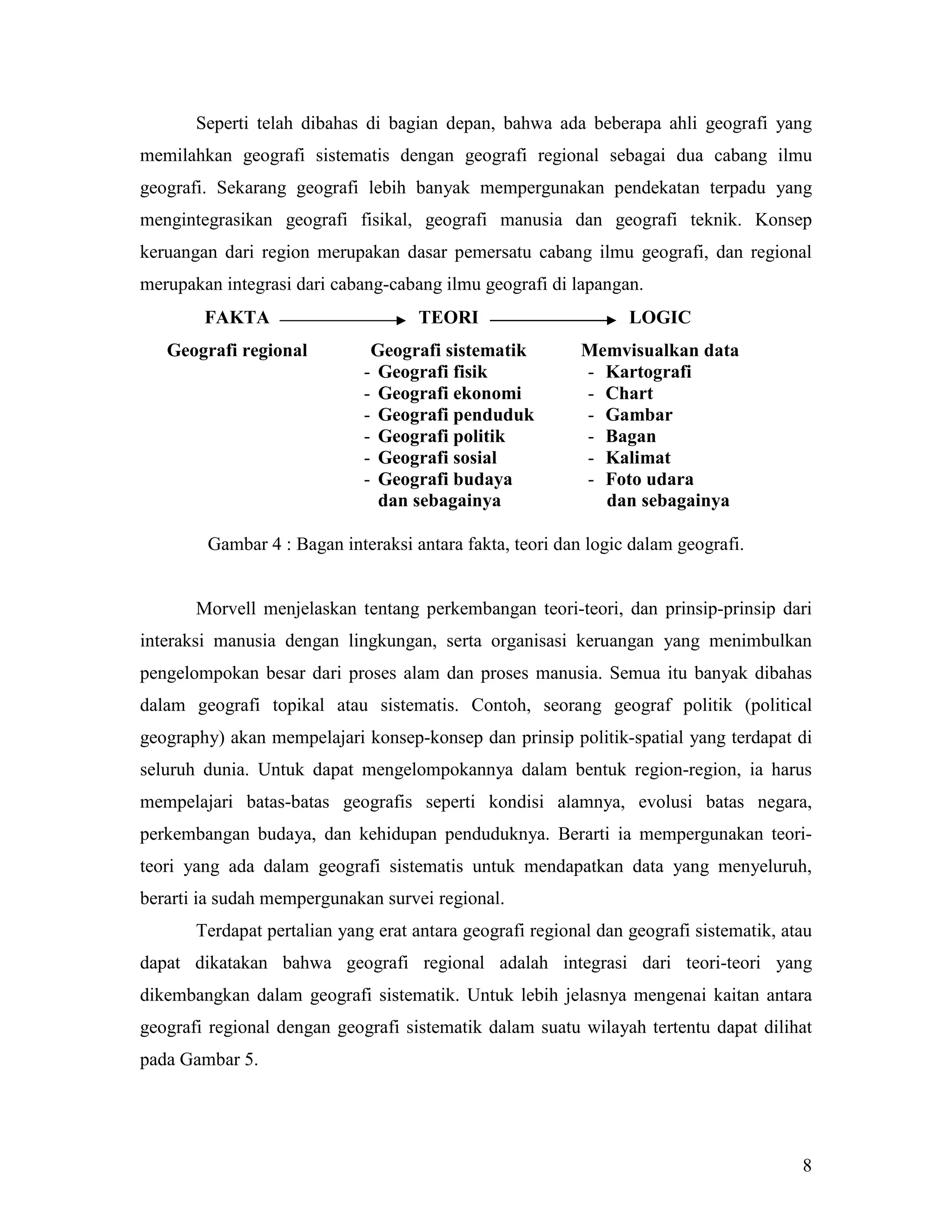 Handout pengantar geografi regional | PDF