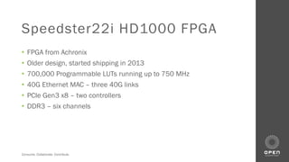 ODSA - Speedster22i FPGA for POC | PDF