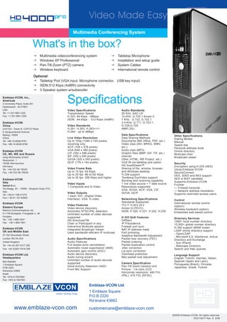 Hd4000pro Ds | PDF | Web Conferencing | Computer Software and Applications