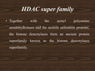 HDACs (Histone Deacetylases) | PPTX