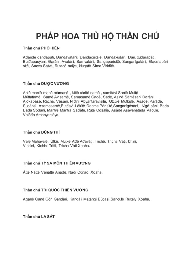 Nghi Thức Hồng Danh Sám Hối - HT THÍCH TRÍ QUẢNG | DOCX