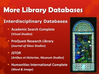 History of Decorative Arts Orientation Fall 2013 | PPT