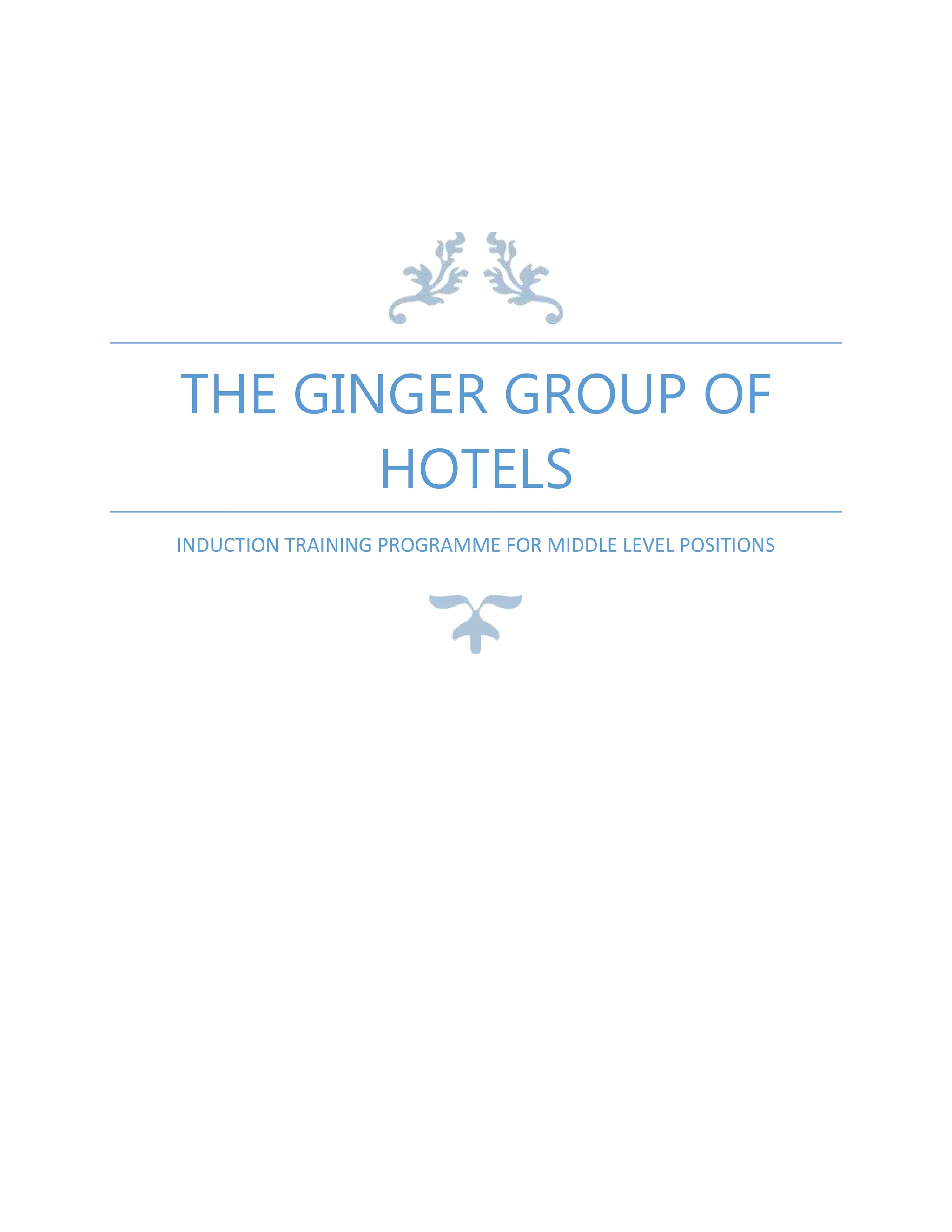 Induction Training Program | DOCX