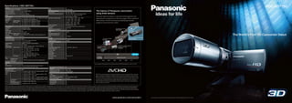 Panasonic HDC-SDT750 | PDF