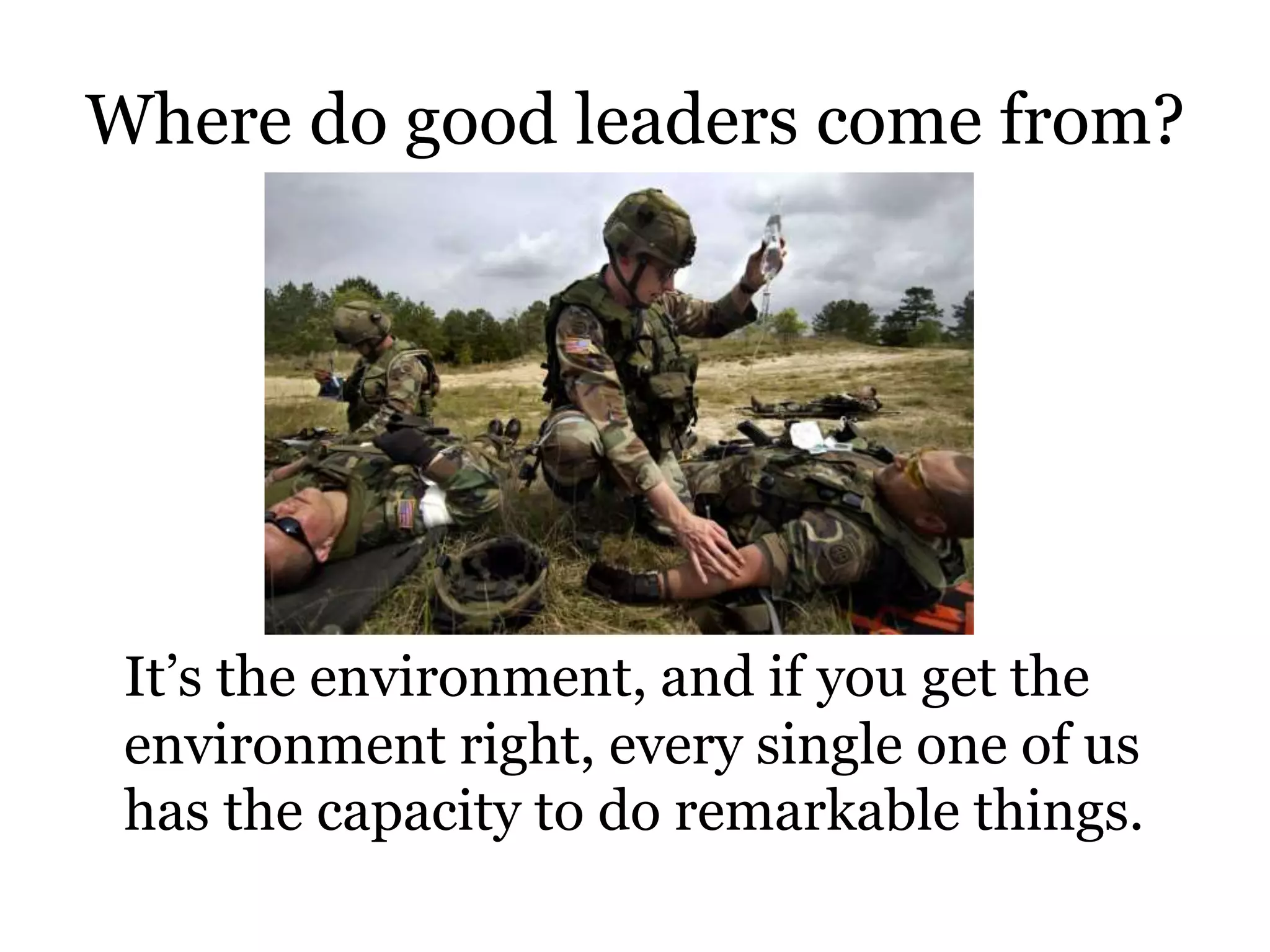 Short Point PowerPoint: Why good leaders make you feel safe! | PPTX