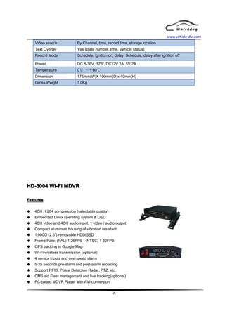 HDD Mobile DVR | PDF | Cameras and Camcorders | Consumer Electronics
