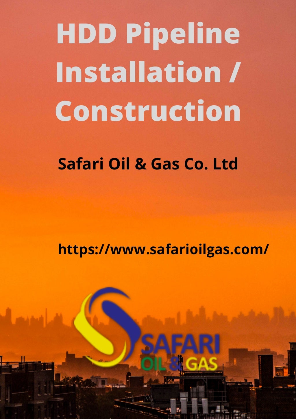 HDD Pipeline Installation Construction