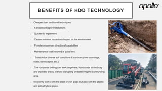 Technical Features of Apollo HDD Machines In India and Worldwide | PPT