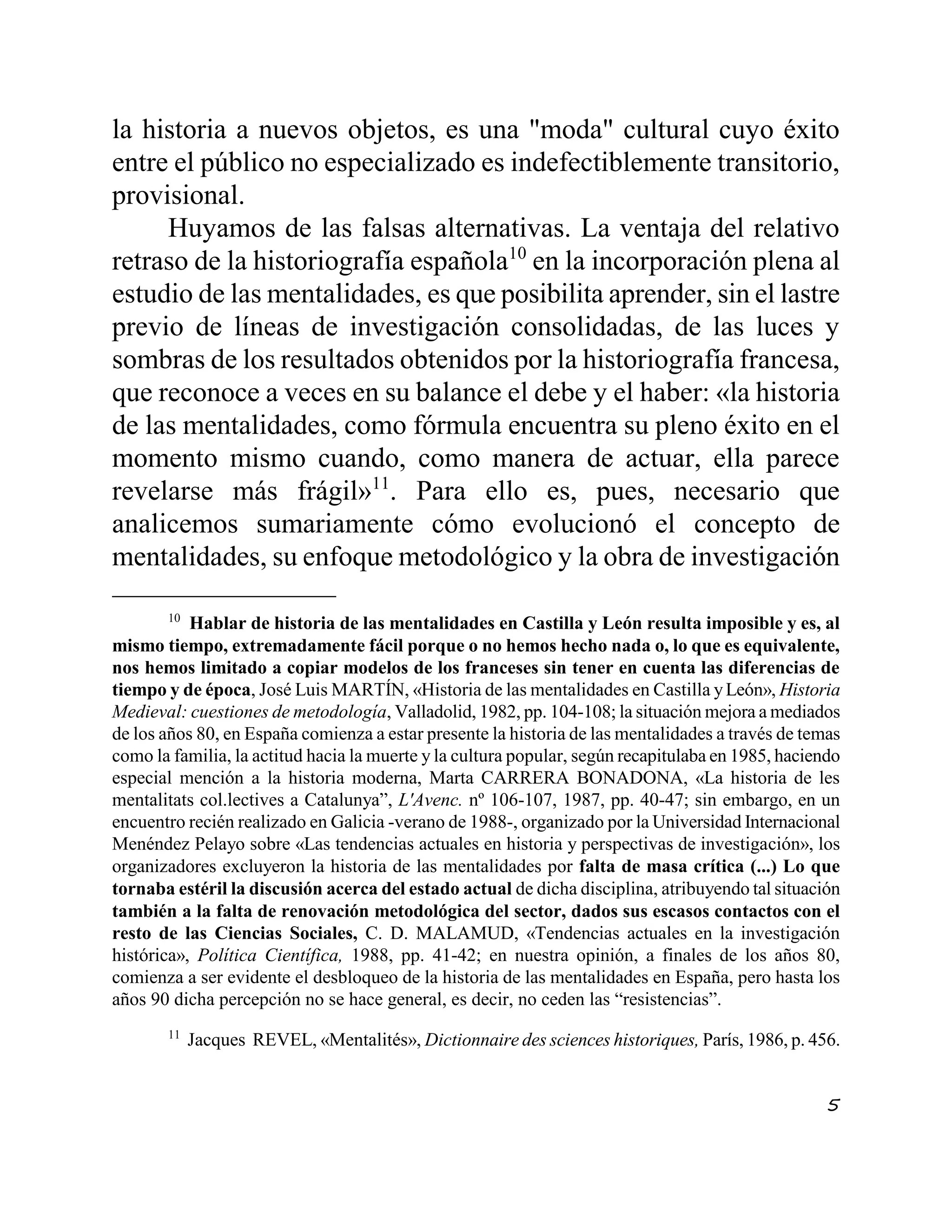 Historia de las mentalidades, historia social | DOCX