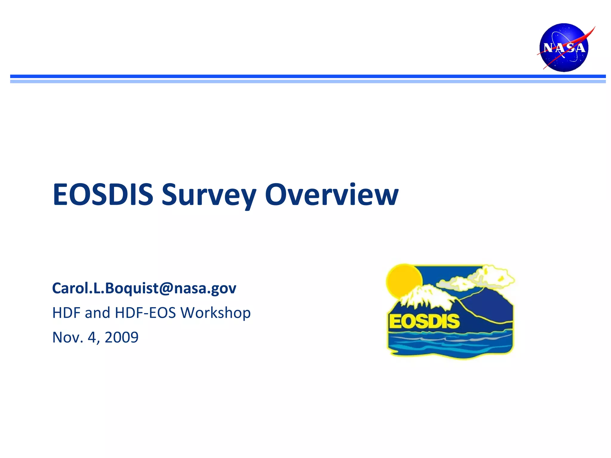 EOSDIS Survey Overview | PPT