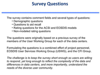 EOSDIS Survey Overview | PPT
