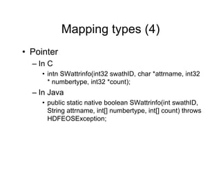 HDF-EOS Java Application Programming Interfaces | PPT