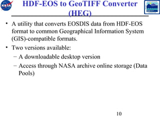 HDF-EOS Status and Developments | PPT