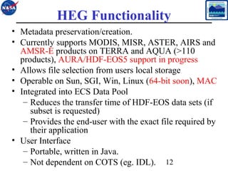HDF-EOS Status and Developments | PPT