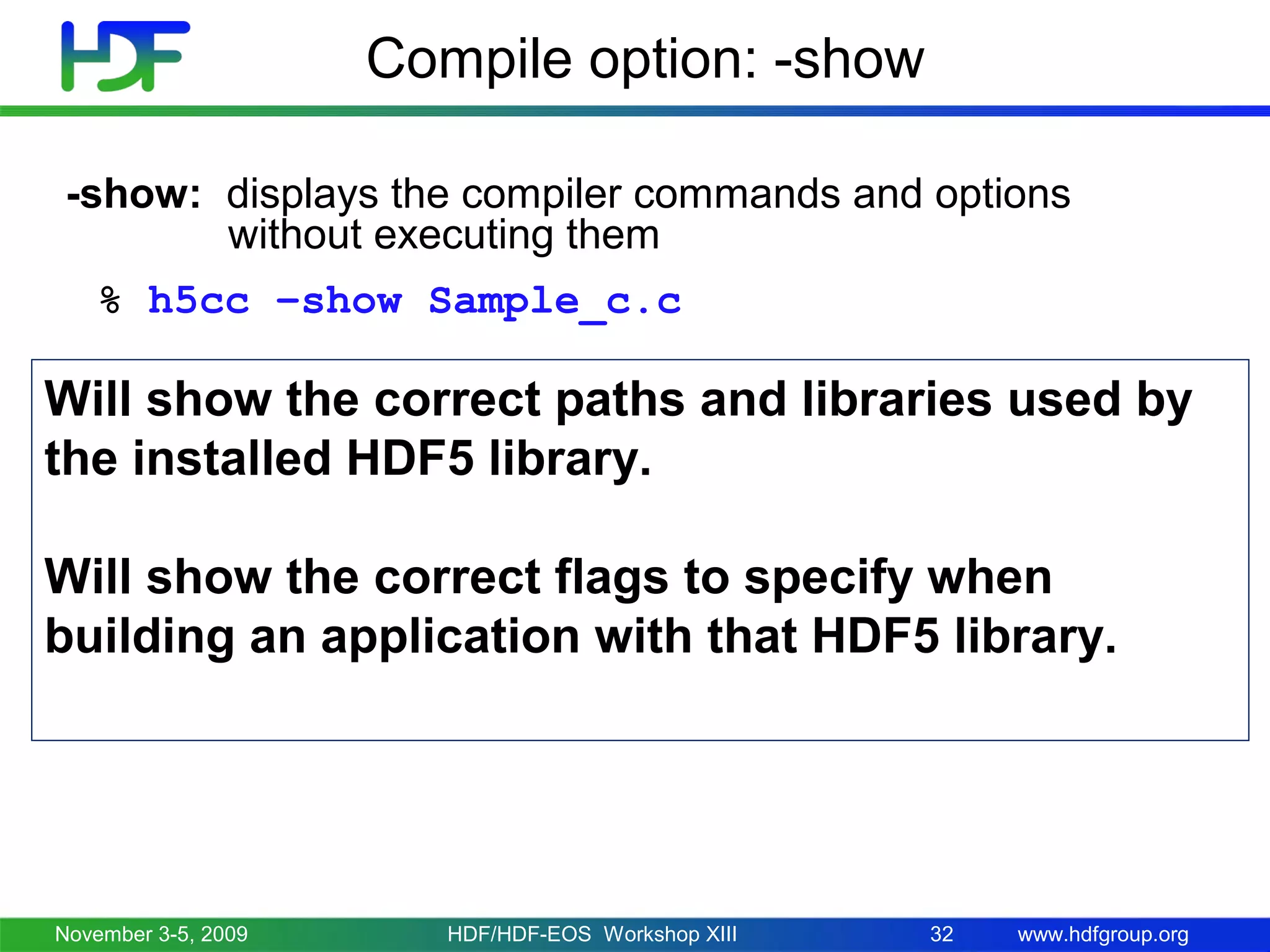 Introduction to HDF5 | PPT