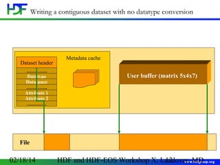 HDF5 Life cycle of data | PPT