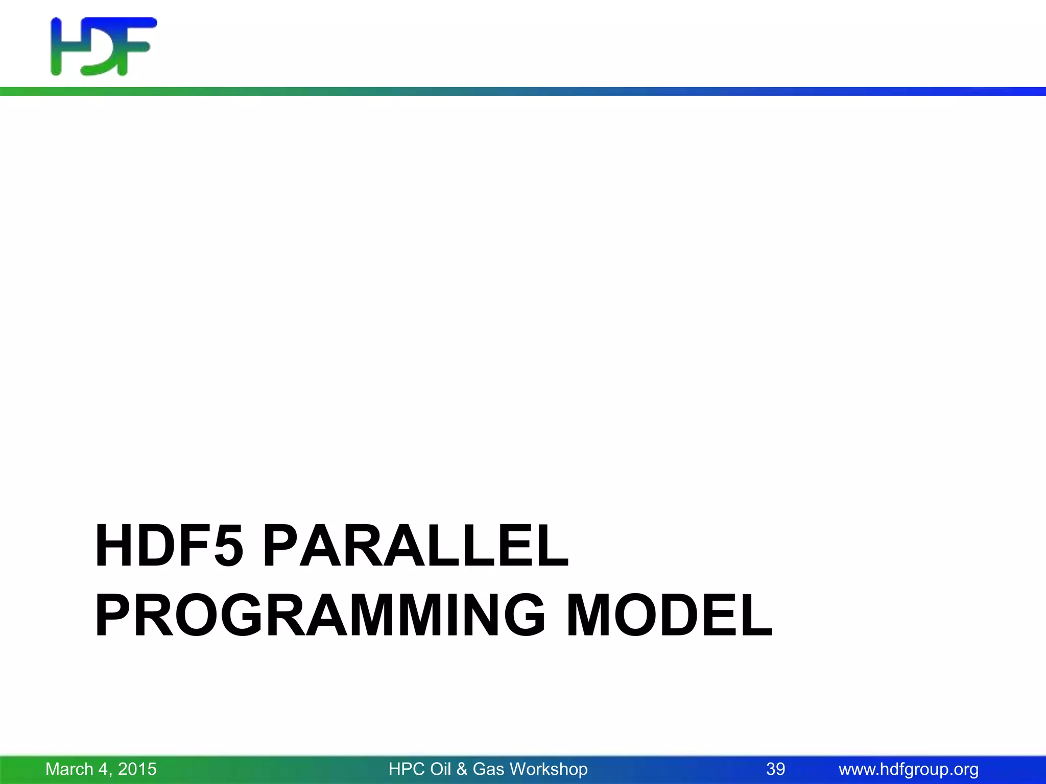 Hdf5 parallel | PPT